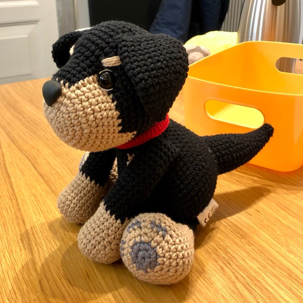 Rottweiler, Rottweiler Crochet Pattern, Crochet Pattern, Crochet ...