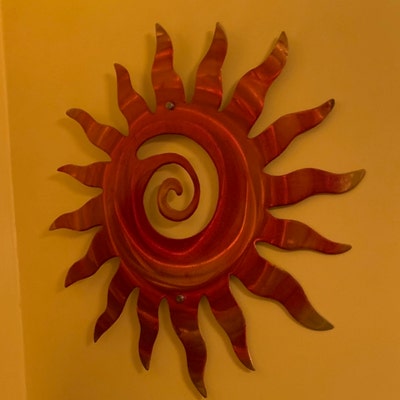 Metal Sun Wall Art Outdoor Large Interior Decor Wall Hanging Outdoor ...