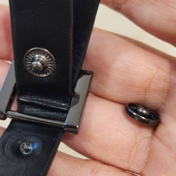 10 Metal Webbing Belt End Tips / 20-25-30-40 and 49mm / Belt Ends for ...