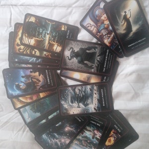 Cat Tarot Deck Unique Cat-themed Tarot Mystical Feline Oracle 78 Hand-drawn Cards - Etsy