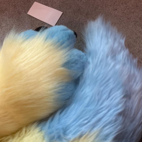 Custom Toony Fursuit Feetpaws | Outdoor Faux Fur Feet | Anime Con ...
