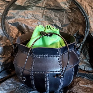 PDF Pattern Leather Cauldron Purse - Etsy