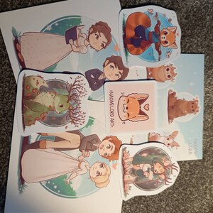 Cute RPG Class Animals Stickers And/ or Prints 6x6 or | Etsy