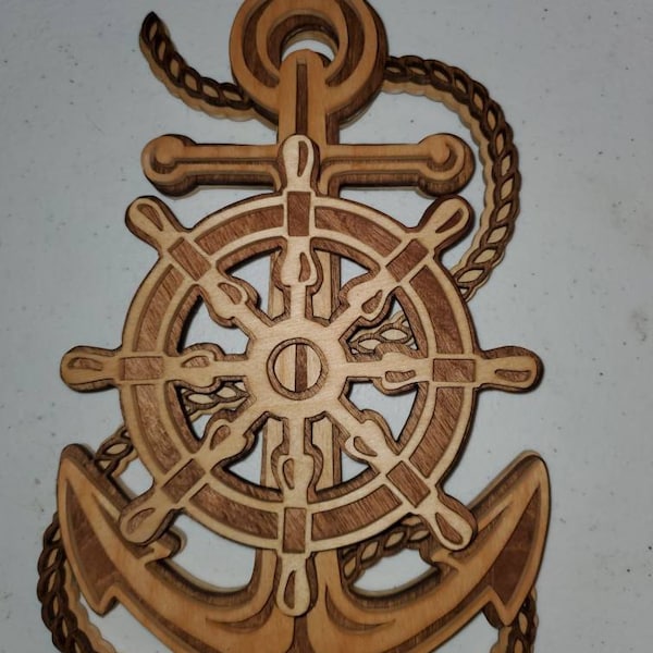 C126-anchor - Scroll Saw Pattern (pdf, Dxf, Svg, Eps) - Etsy