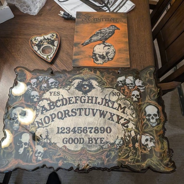 Halloween Witch Clock Handmade Wooden Wall Clock 18" Diameter Complete ...