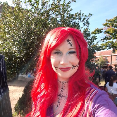 The Nightmare Before Christmas Sally Stitching Temporary Tattoos by ...