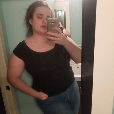 1980s Haband for Her Floral Polyester Short Sleeve Blouse. Fits up to ...