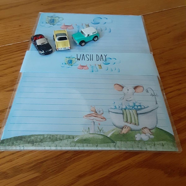 Sea Turtle A5 Letter Writing Paper, Pen Pal Supplies, Stationery Lined ...