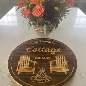 Outdoor Cottage Sign Custom Cottage Sign Wood Cottage Sign - Etsy