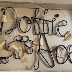 Wire Christmas Place Name Settings Wire Words Wire Wall Art - Etsy