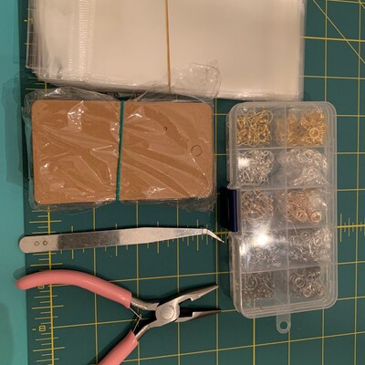 Earring Making Supplies Kit Earring Hooks Earring Jump Rings Earring ...