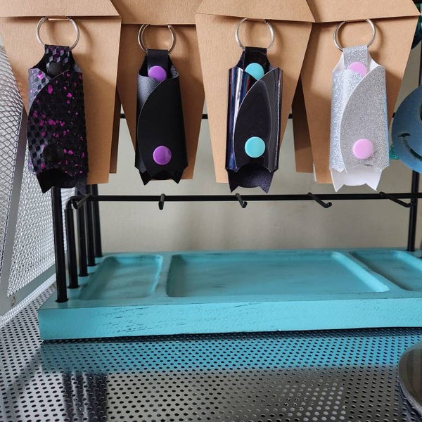 Goth Bat Wing Keychain SVG | Mans Bat Key Cover Template Key Wrap Bag ...