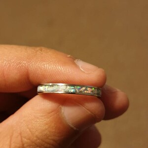 Fire and Snow Opal in 3 Sizes - Etsy