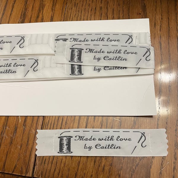 Personalized 100% Woven Sewing Labels - Etsy
