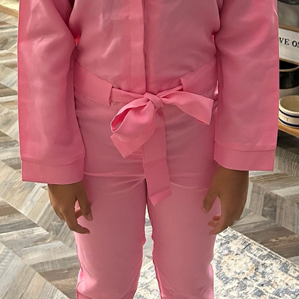 Custom Pink Pajamas: Bridesmaid Spa Party Outfit - Etsy