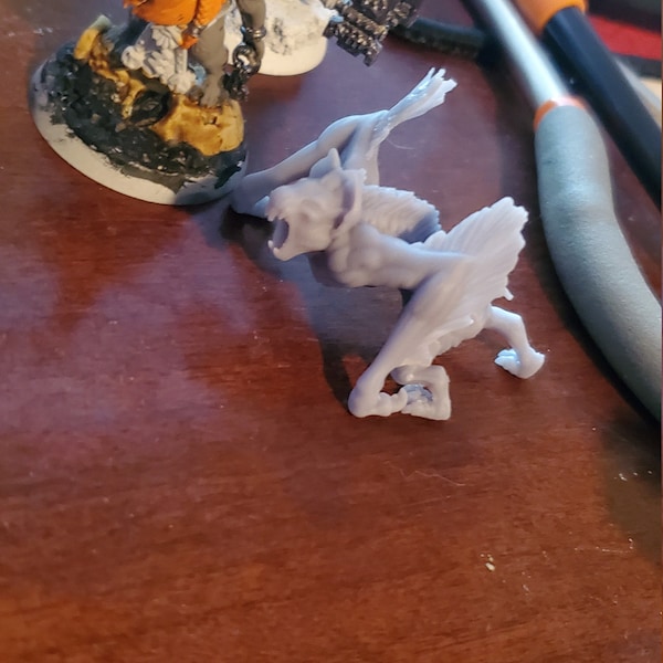 Dire Bat 3D Printed Resin Miniature | Tabletop Role Playing | Dungeons ...