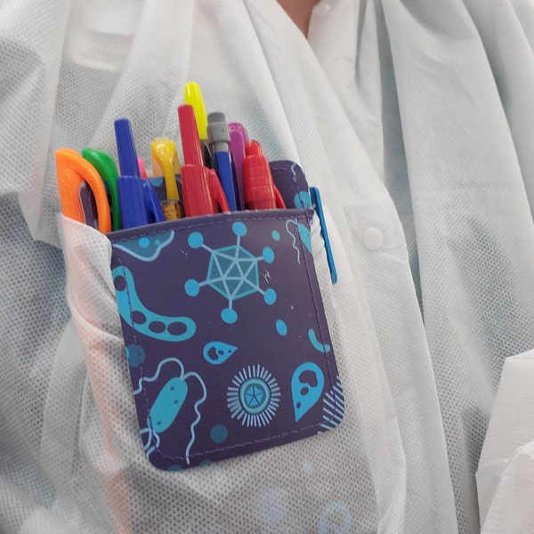 Pocket Protector/nursing Uniform/lab Coats/handmade Pocket Protector ...