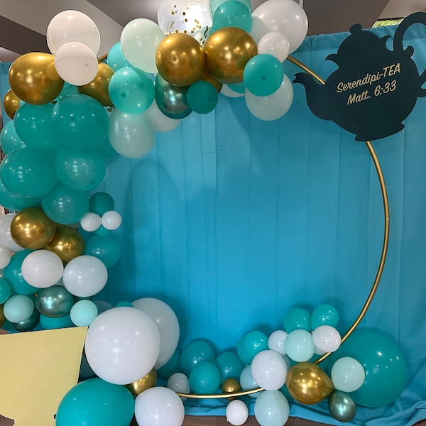 Rainbow Arch Backdrop 4x8. Ballon Wall Backdrop, Arch Backdrop - Etsy