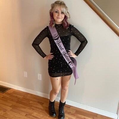 Birthday Witch With Moons Sash,coven Sash, Gothic Birthday Party Sash ...