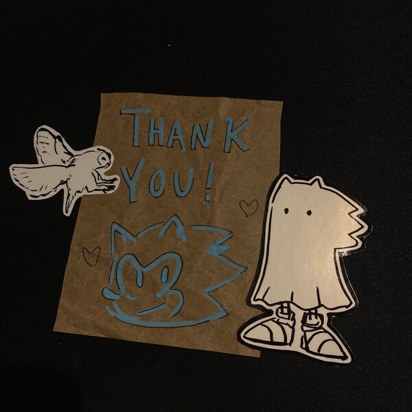 Sonic the Hedgehog , Shadow the Hedgehog Ghost Vinyl Stickers | Glossy ...