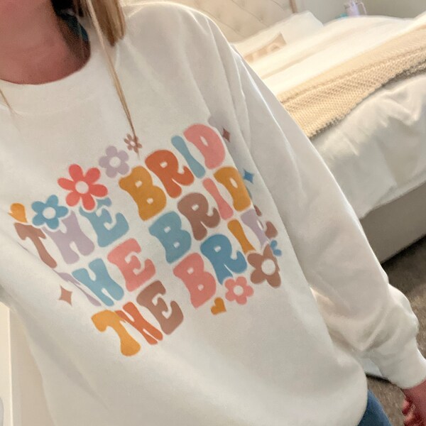 Just Married Sweatshirt, Cute Wedding Gift for New Bride, Honeymoon ...