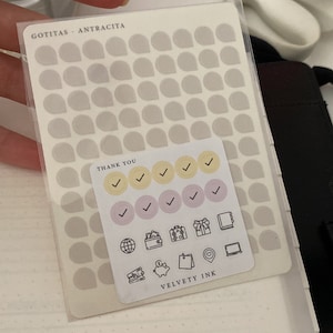 Admin Tasks Icons Stickers Clear Matte Planner Stickers - Etsy