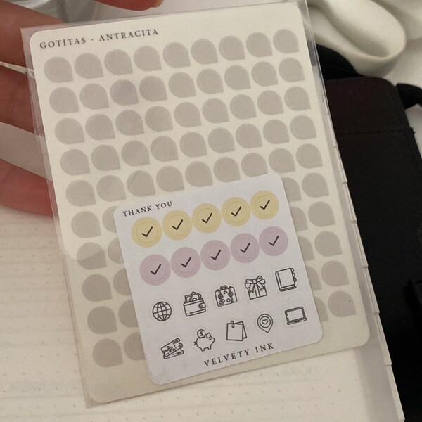 Mini Icons Stickers Sheet Transparent Stickers Planner Stickers Journal ...