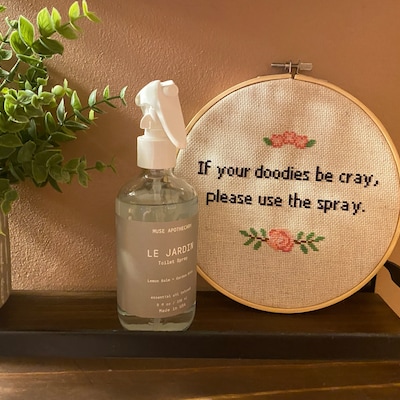 Middle Finger Cross Stitch, Middle Finger Needlepoint, Funny Hoop Art ...