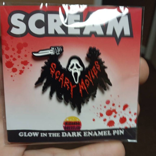 Scream Scary Movies Enamel Pin - Etsy