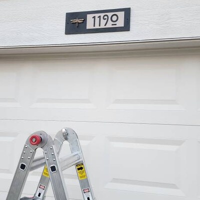 Mid Century Modern HOUSE NUMBERS Atomic Star Address Plaque - Etsy