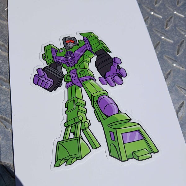 Blaster & Soundwave Vinyl Decal Set - 5.5" Transformers Cassette ...