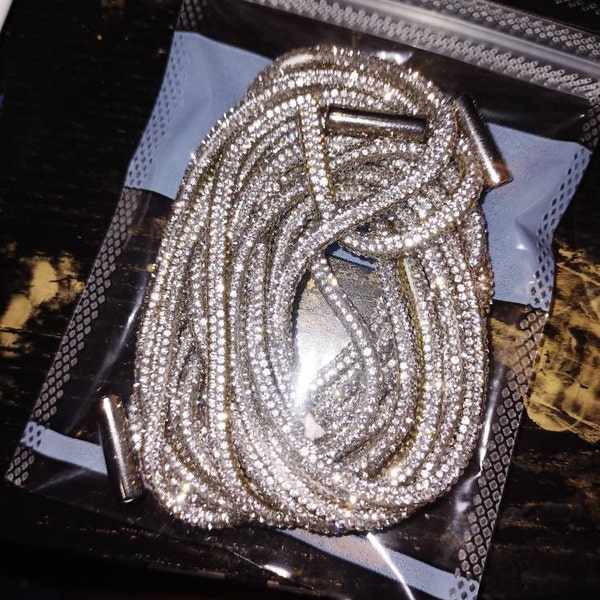 Rhinestone Shoe Lace Kit | Rhinestone String | Draw String Kit - Etsy