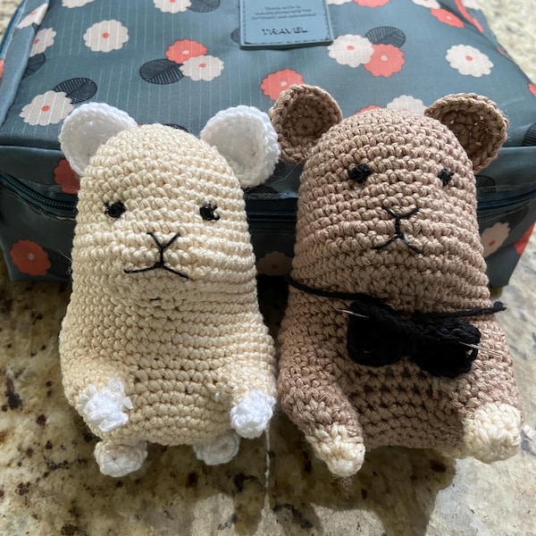 Crochet Pattern-the Hamster(pdf/eng/kor) - Etsy