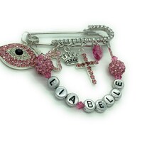 Baptism Pin, Christening Pin, Martyrika Pin, Filakto Pin, Witness Pin ...