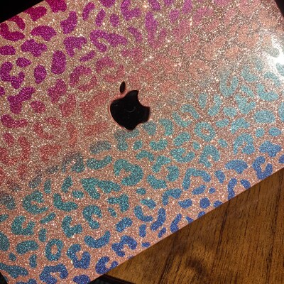 Leopard Print MacBook Case Glitter Girly Case Golden Case Air 11 Hard ...