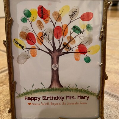 PRINTABLE Fingerprint Tree, Customizable Thumbprint Tree, Wedding ...