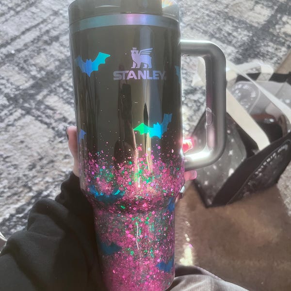 Customizable Overall Glitter Stanley Tumbler - Etsy