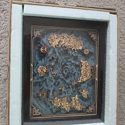 Northern Lands 3D Wood Map - Etsy