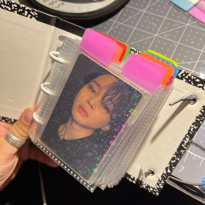 4 INCH Kpop Photocard Binder Mini Binder K-pop Photo Collect Book Photo Card Storage Kpop Binder ...