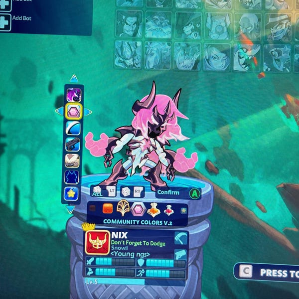 Brawlhalla Codes | 65x Esports V5 Color Scheme | Unlocks for All ...