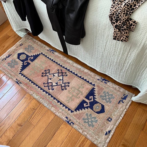 Small Square Rug, Rustic Small Rug,wool Bohemian Rug, Small Oushak Rug ...