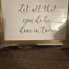 Custom Handwritten Calligraphy Print, Love Letter, Scripture Verse - Etsy