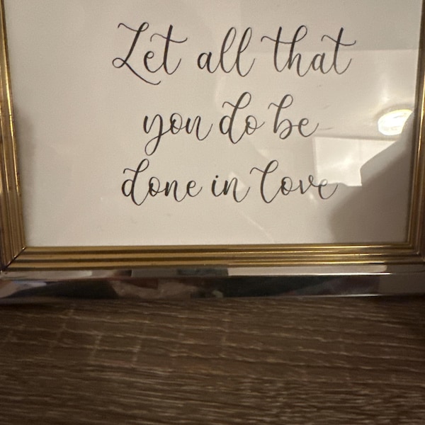 Custom Handwritten Calligraphy Print, Love Letter, Scripture Verse - Etsy