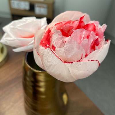 Paper Poppies, Crepe Paper Poppy, Poppy Centerpiece, Poppy Bouquet - Etsy