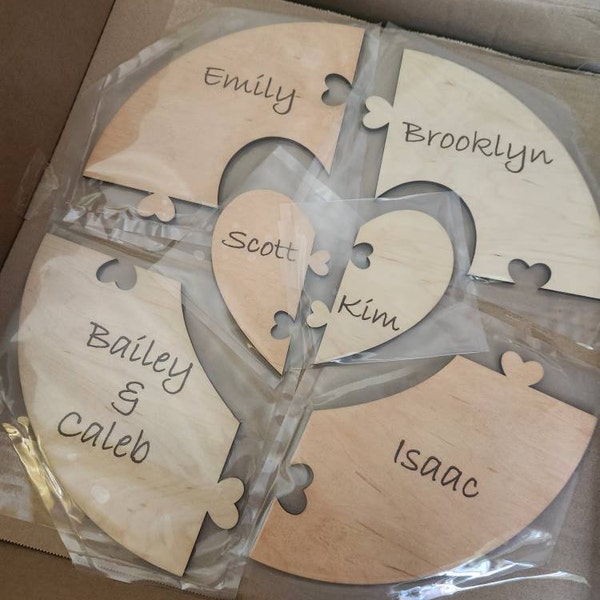 Unity or Family Puzzle, Blended Family, Unity Alternative, Wedding ...