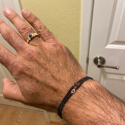 String Bracelet With Diamond 18k Gold Diamond Bracelet - Etsy