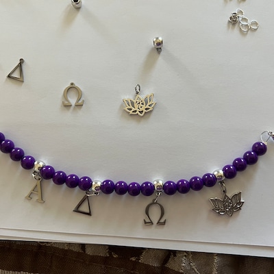 Delta Greek Charms Stainless Steel, Greek Alphabet Charms, Jewelry ...