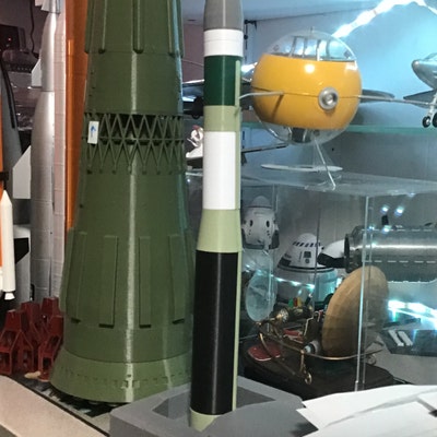 3D Printed Minuteman III Missile Model - Etsy