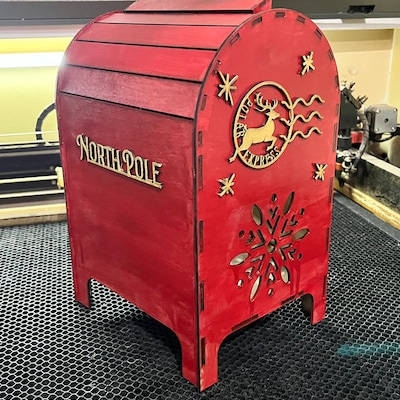 Letters to Santa Mailbox SVG, Cut File, Santas Mailbox, Christmas Decor ...