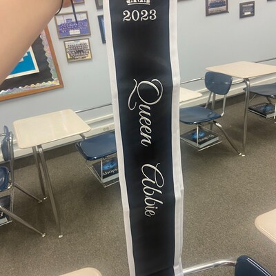 Blank Two Color Sash - Etsy